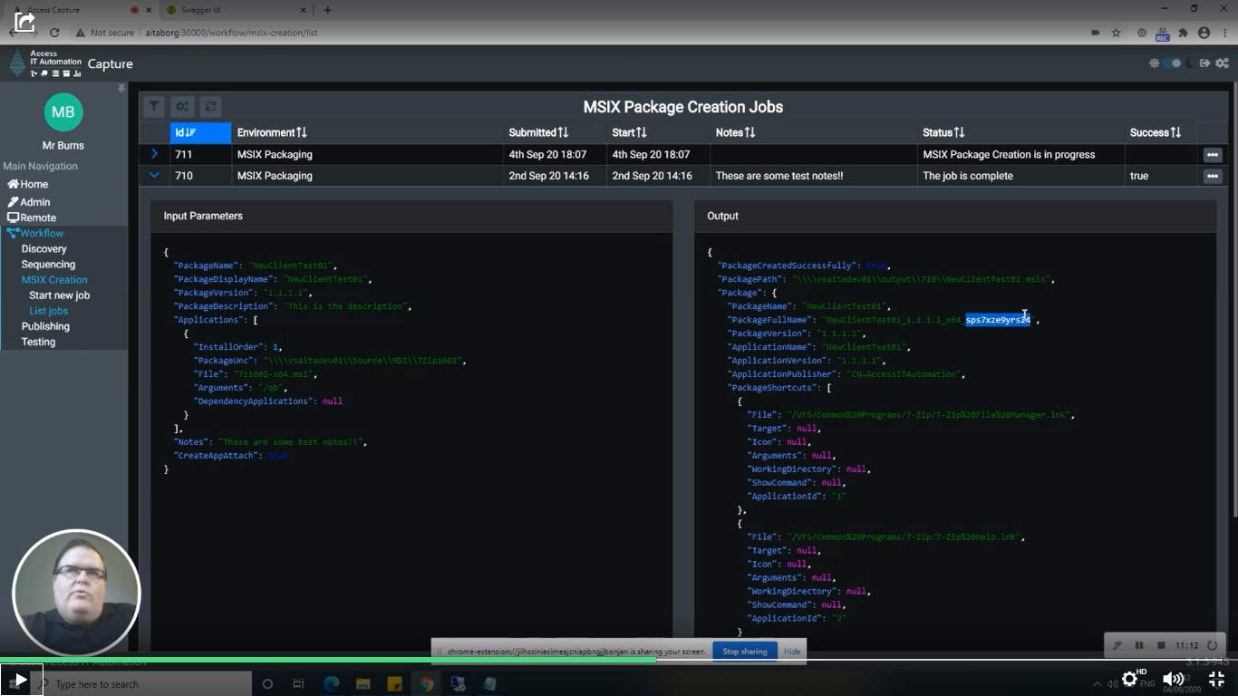 How To Create An Msix With App Attach Using Access Capture Video Access It Automation